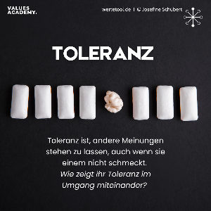Wertekarte: Toleranz (Download)
